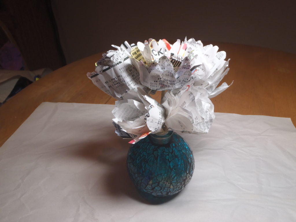 FLOWER POWER POST: Receipt Flowers - Craft Cycle